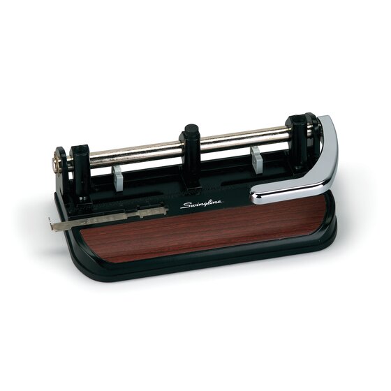 Swingline® Accented Heavy Duty Punch, 2-7 Holes, Adjustable Centers, 40 ...