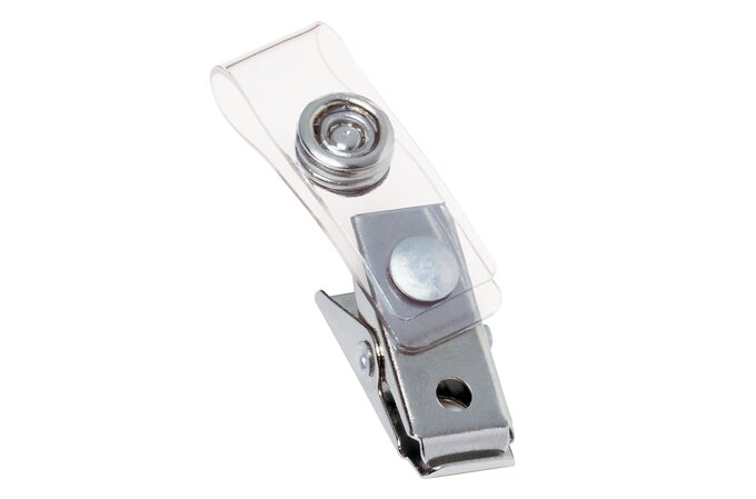 GBC® ID Badge Holder Clip, Clear, 100 Per Pack | Laminating Pouches for ...
