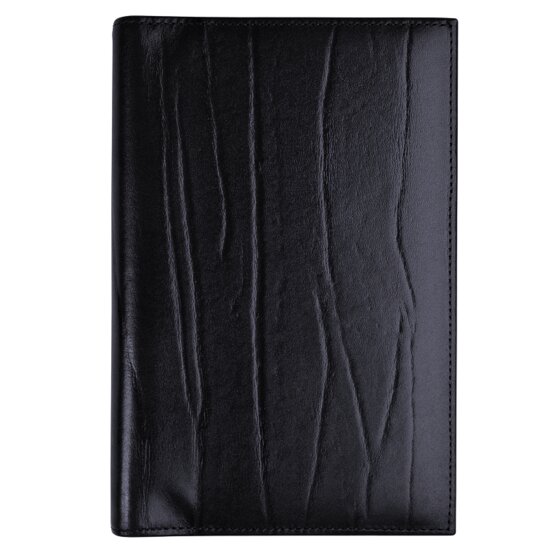 Day-Timer® Western Coach Leather 1/2" Open Style Planner Cover, Black ...