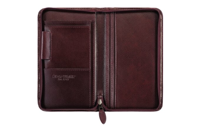 Day-Timer Armorhide Leather Zippered Planner Cover, Pocket Size, 3 1/2 ...