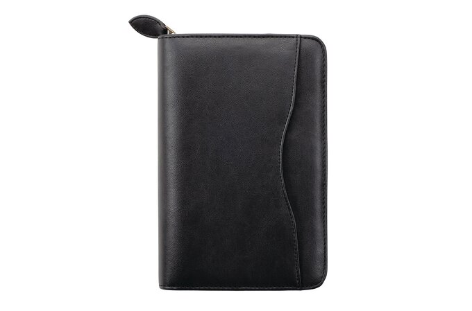 Day-Timer Undated Avalon Simulated Leather Planner Starter Set, Black ...