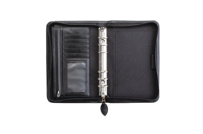 Day-Timer Undated Avalon Simulated Leather Planner Starter Set, Black ...