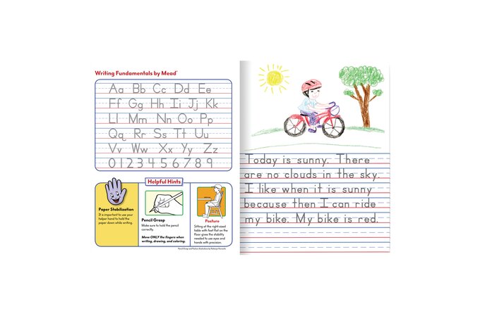 Mead Primary Journal, Half Page Ruled, Grades K-2, 100 Sheets, 9 1/2" x ...