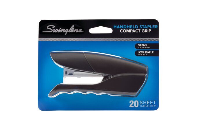 Swingline® Compact Grip Stapler, 20 Sheets, Assorted Colors | Swingline ...
