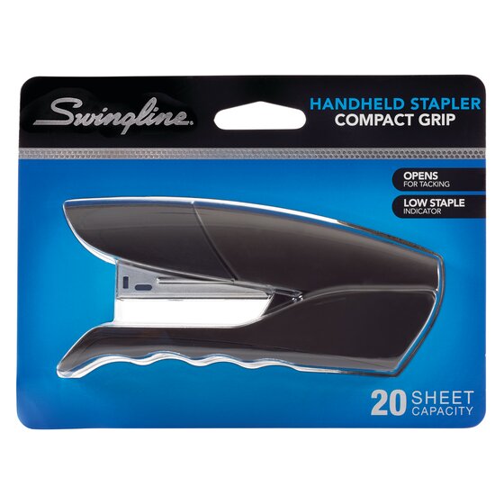 Swingline® Compact Grip Stapler, 20 Sheets, Assorted Colors | Swingline ...