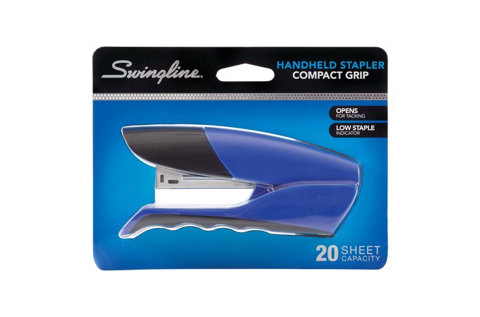 Swingline® Compact Grip Stapler, 20 Sheets, Assorted Colors | Swingline ...