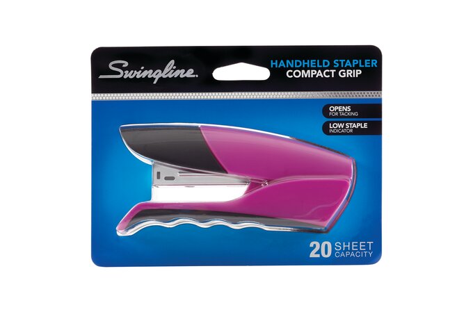 Swingline® Compact Grip Stapler, 20 Sheets, Assorted Colors | Swingline ...
