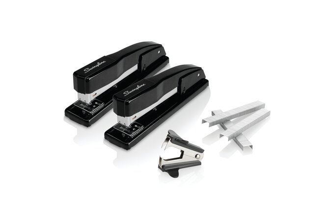 Swingline® Commercial Desk Stapler Value Pack, 2 20-Sheet Staplers, S.F ...