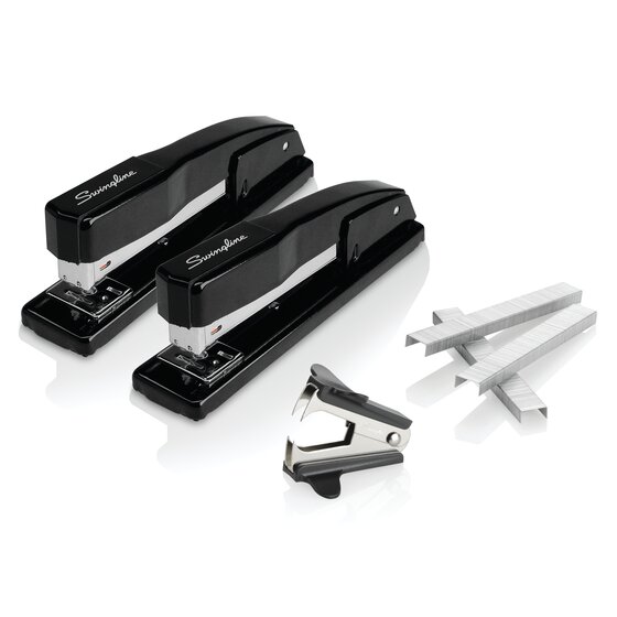 Swingline® Commercial Desk Stapler Value Pack, 2 20-Sheet Staplers, S.F ...