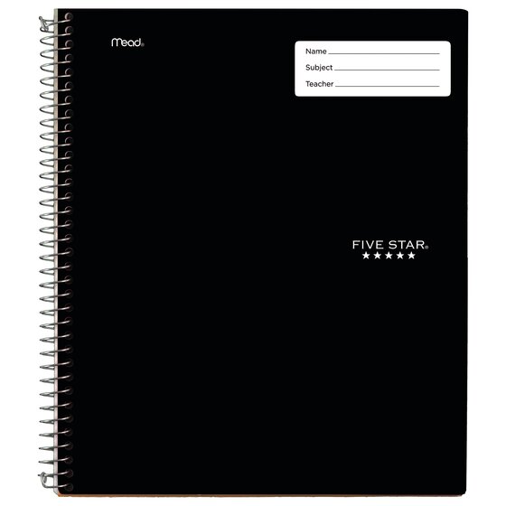 Five Star Interactive Notebook Multipacks, 1 Subject, College Ruled ...