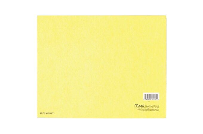 Mead Brite Wallet Letter File, Color Chosen For You | Expanding Files ...