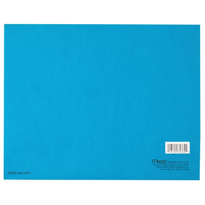 Mead Brite Wallet Letter File, Color Chosen For You | Expanding Files ...