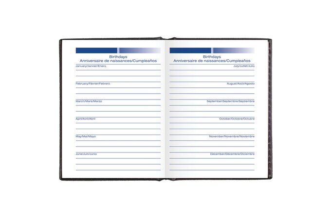 Mead Telephone Address Book, Double-Letter Tabs, 3" x 4", Color Chosen ...
