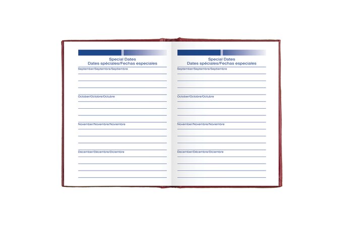 Mead Telephone Address Book, Double-Letter Tabs, 3" x 4", Color Chosen ...