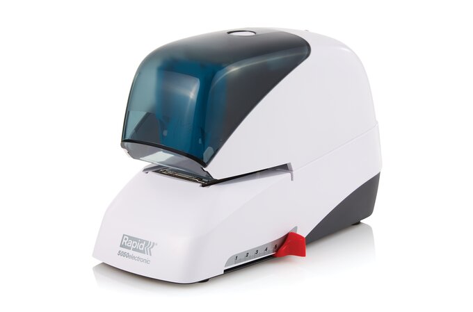 Rapid® 5050e Professional Electric Cartridge Stapler, 60 Sheets, White ...