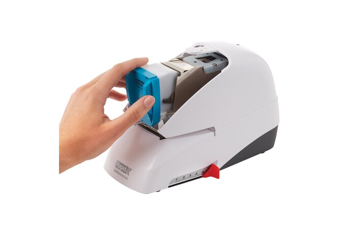 Rapid® 5050e Professional Electric Cartridge Stapler, 60 Sheets, White ...