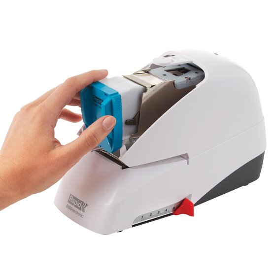 Rapid® 5050e Professional Electric Cartridge Stapler, 60 Sheets, White ...