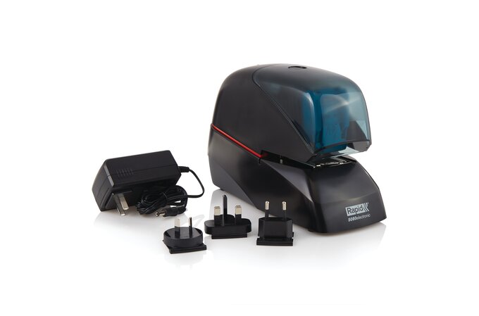 Rapid® 5080e Professional Electric Cartridge Stapler, 90 Sheets, Black ...