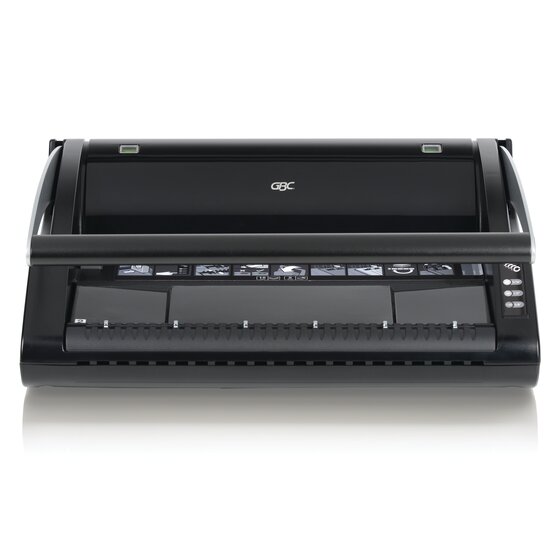 GBC ProClick P110 Manual Binding Machine, Binds 110, Punches 15, Black ...