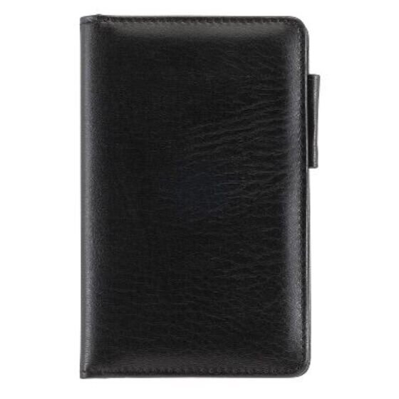Day-Timer® Belgian Bonded Leather Wallet, Black, Compact, 3" x 5 ...