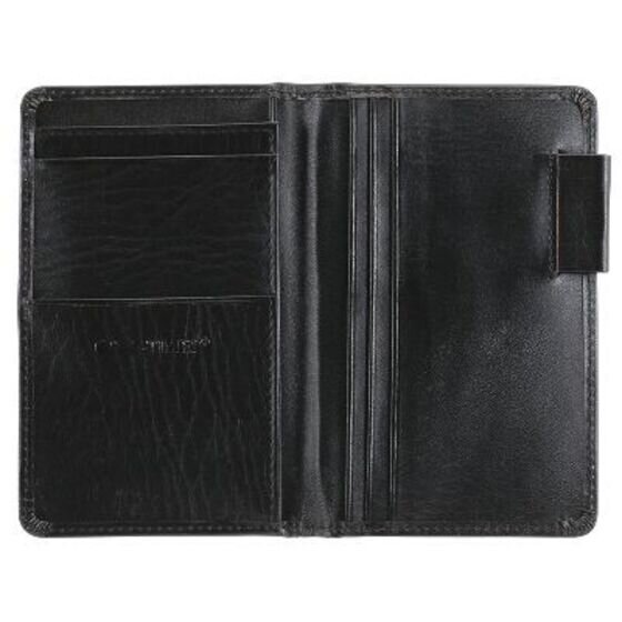 Day-Timer® Belgian Bonded Leather Wallet, Black, Compact, 3" x 5 ...