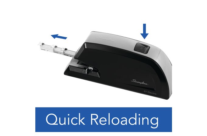 Swingline® Commercial Electric Stapler, 20 Sheets, Black | Swingline ...