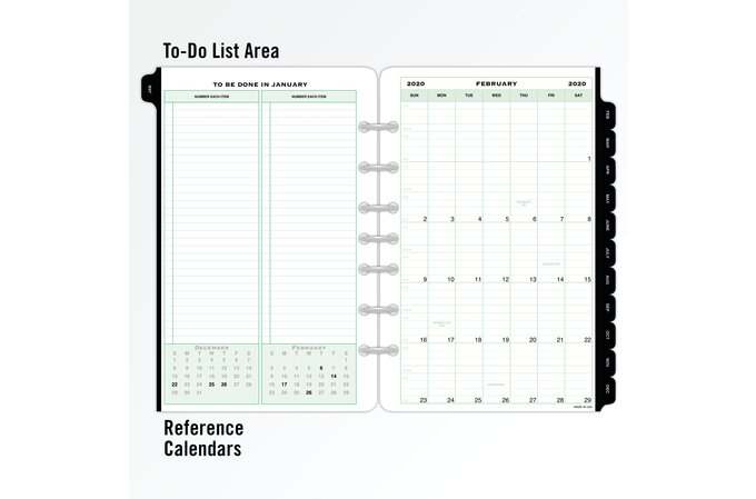 Day-Timer Two Page Per Week Original Planner Refills, 5 1/2" x 8 1/2 ...