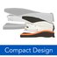 Swingline Optima 40 Compact Stapler, Low Force, 40 Sheets, Black/Silver ...