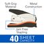 Swingline Optima 40 Compact Stapler, Low Force, 40 Sheets, Black/Silver ...