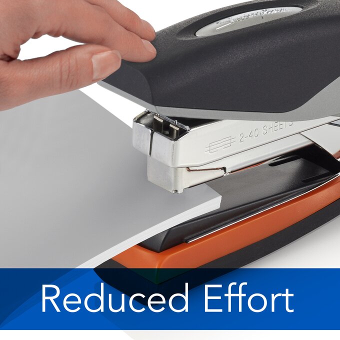 Swingline Optima 40 Desk Stapler, Reduced Effort, 40 Sheets, Silver ...