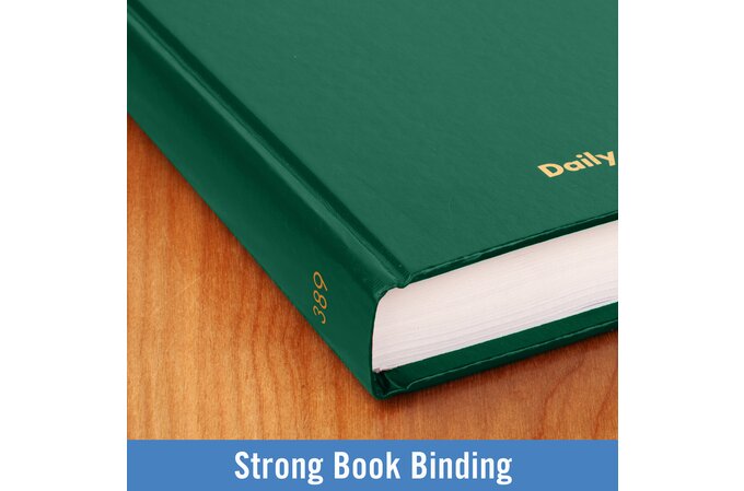 AT-A-GLANCE Standard Diary Daily Diary, Undated, Green, Small, 5 3/4" x ...