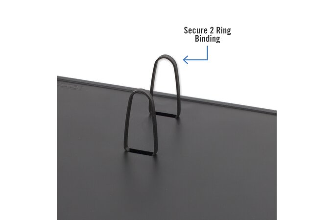 AT-A-GLANCE Loose-Leaf Desk Calendar Base, 21 Style, Black, Holds 4 1/2 ...