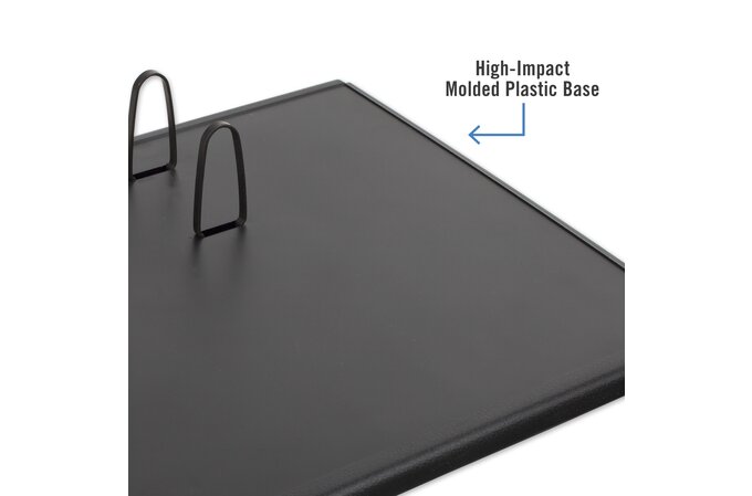 AT-A-GLANCE Loose-Leaf Desk Calendar Base, 21 Style, Black, Holds 4 1/2 ...
