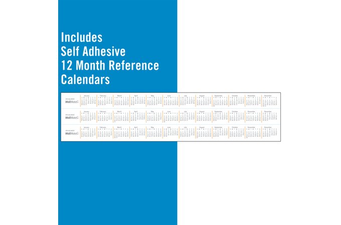 AT-A-GLANCE Undated WallMates Self-Adhesive Dry-Erase Monthly Planning ...