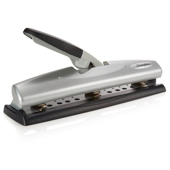 Swingline® LightTouch® Desktop Punch, 40% Easier, 2-3 Holes, 12 Sheets ...