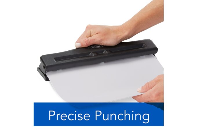 Swingline Commercial Desktop Punch, 2-3 Holes, Adjustable Centers, 11 ...