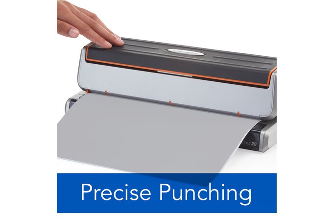Swingline Optima 20 Electric Punch, 3 Holes, 8 1/2" Centers, 20 Sheets ...