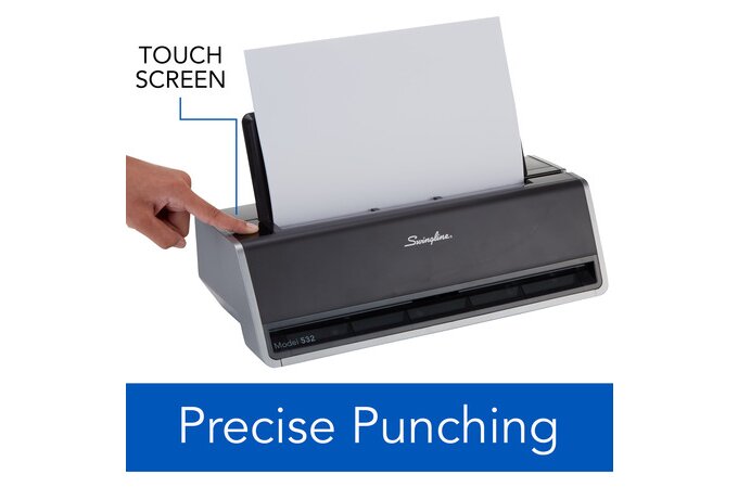 Swingline® Commercial Electric Punch, 2 Holes, 28 Sheets | Swingline ...