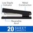 Swingline Light Duty Standard Stapler, 20 Sheets, Black | Swingline ...