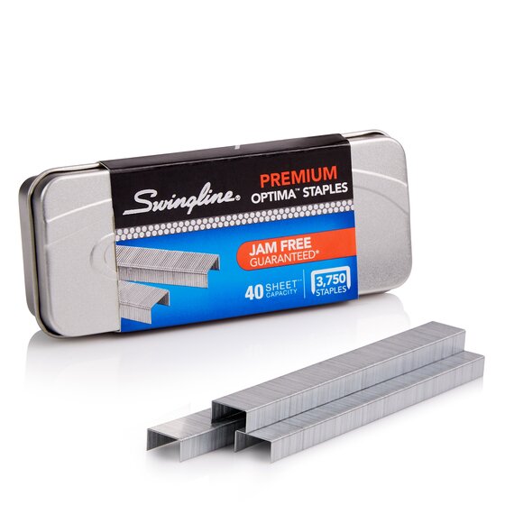 Swingline® Optima® Premium Staples, 1/4" Leg Length, 210 Per Strip ...
