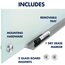 Quartet Infinity Glass Dry-Erase Boards, White Surface | Glass Boards ...