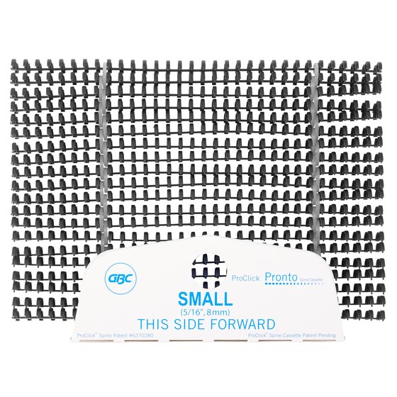 GBC ProClick Pronto Spine Cassettes, Small | Binding Spines | Combs ...