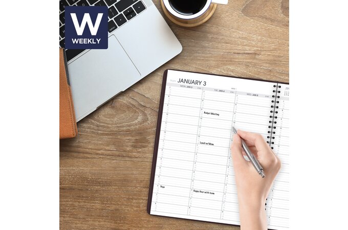AT-A-GLANCE Weekly Appointment Book Planners, Large | Weekly Planner ...