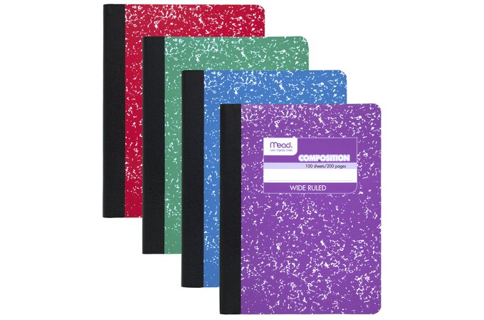 Mead Square Deal Color Composition Book, Wide Ruled, 100 Sheets, 9 3/4 ...