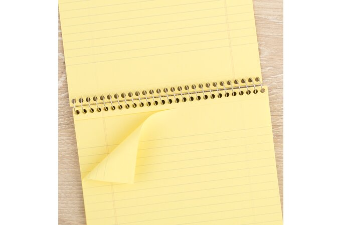 Cambridge® Topbound Stiff-Back Wide Ruled Notebook, 70 Sheets, Navy ...