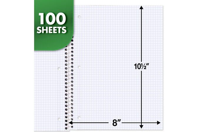 Mead Spiral Notebooks, 1 Subject, College Ruled | College Ruled ...