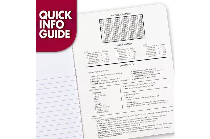 Mead Square Deal Journal Composition Book, Wide Ruled, 100 Sheets, 9 3/ ...