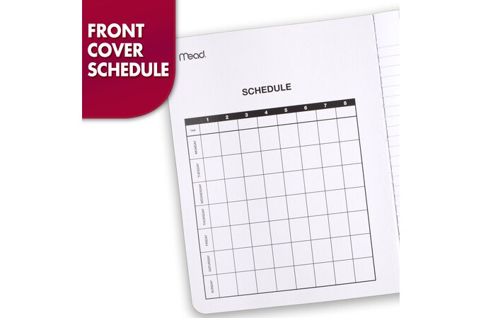 Mead Square Deal Journal Composition Book, Wide Ruled, 100 Sheets, 9 3/ ...