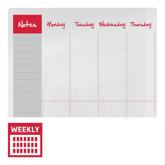 Acrylic Planners | Sasco Semi Transparent Acrylic Mini Whiteboard ...