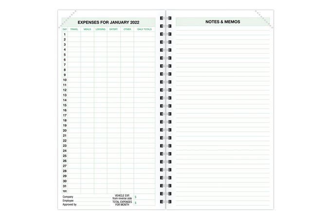 Day-Timer 24 Hour Two Page Per Day Planner Refills, 3 1/2" x 6 1/2 ...